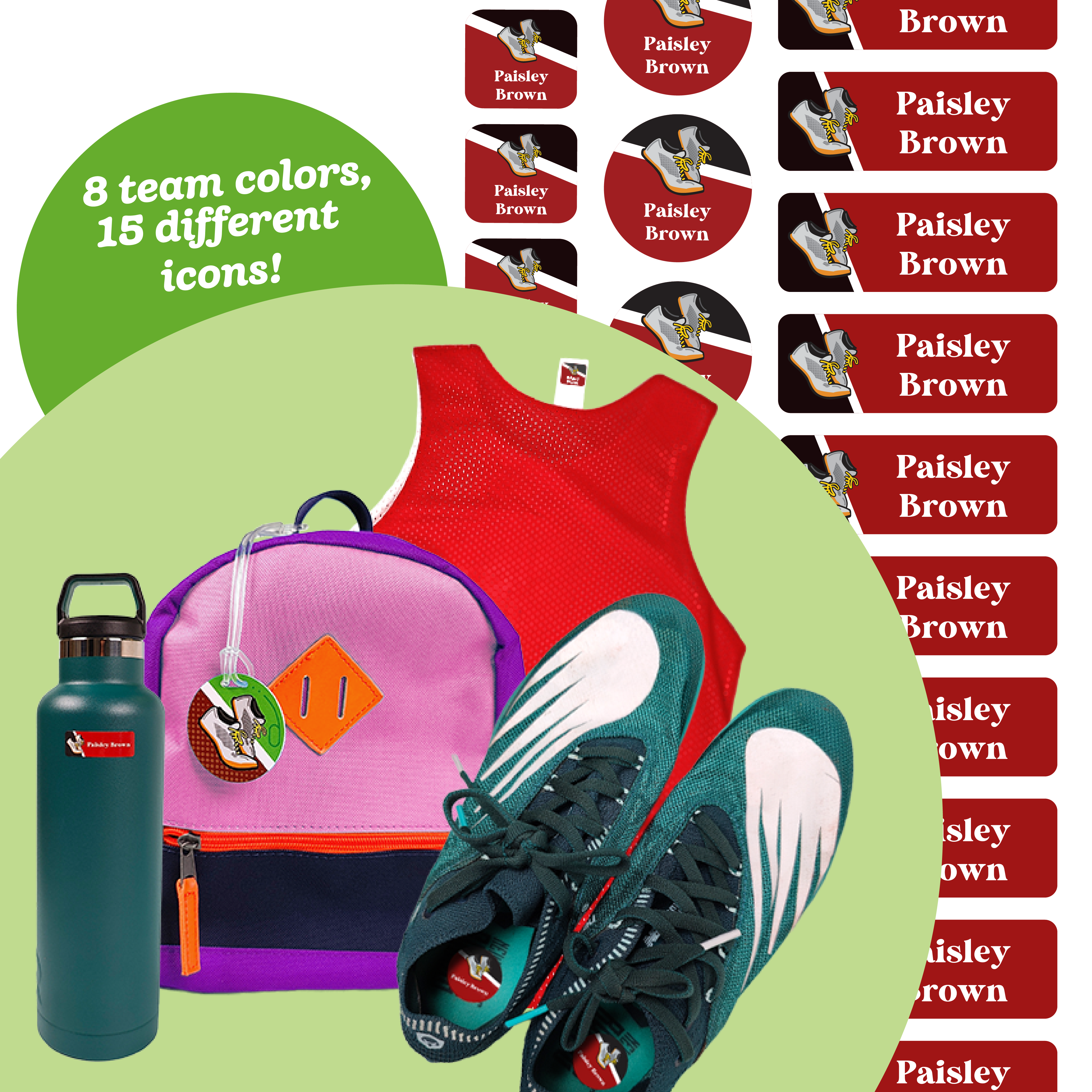 Sports Big Bundle Combo Pack | InchBug Labels